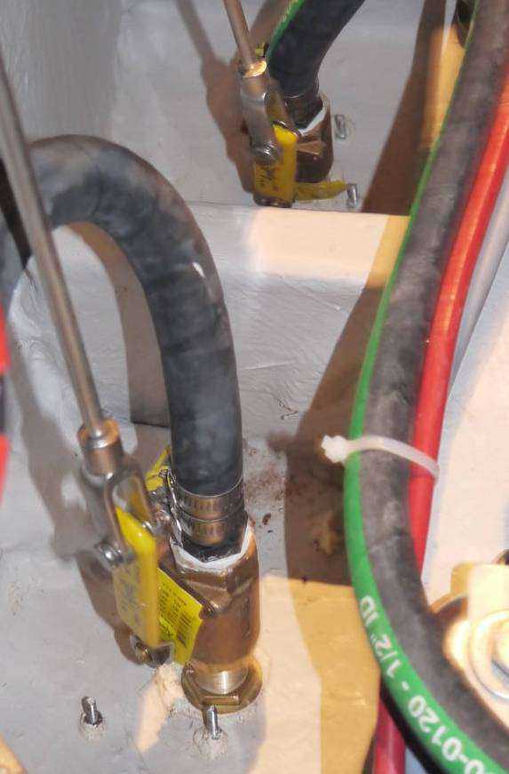 Freedom 375 Seacocks